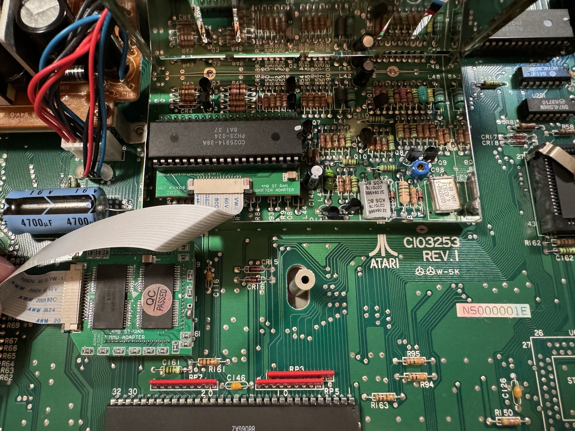 Installing the Exxos 4MB RAM Atari STFM expansion - psyphi.net blog